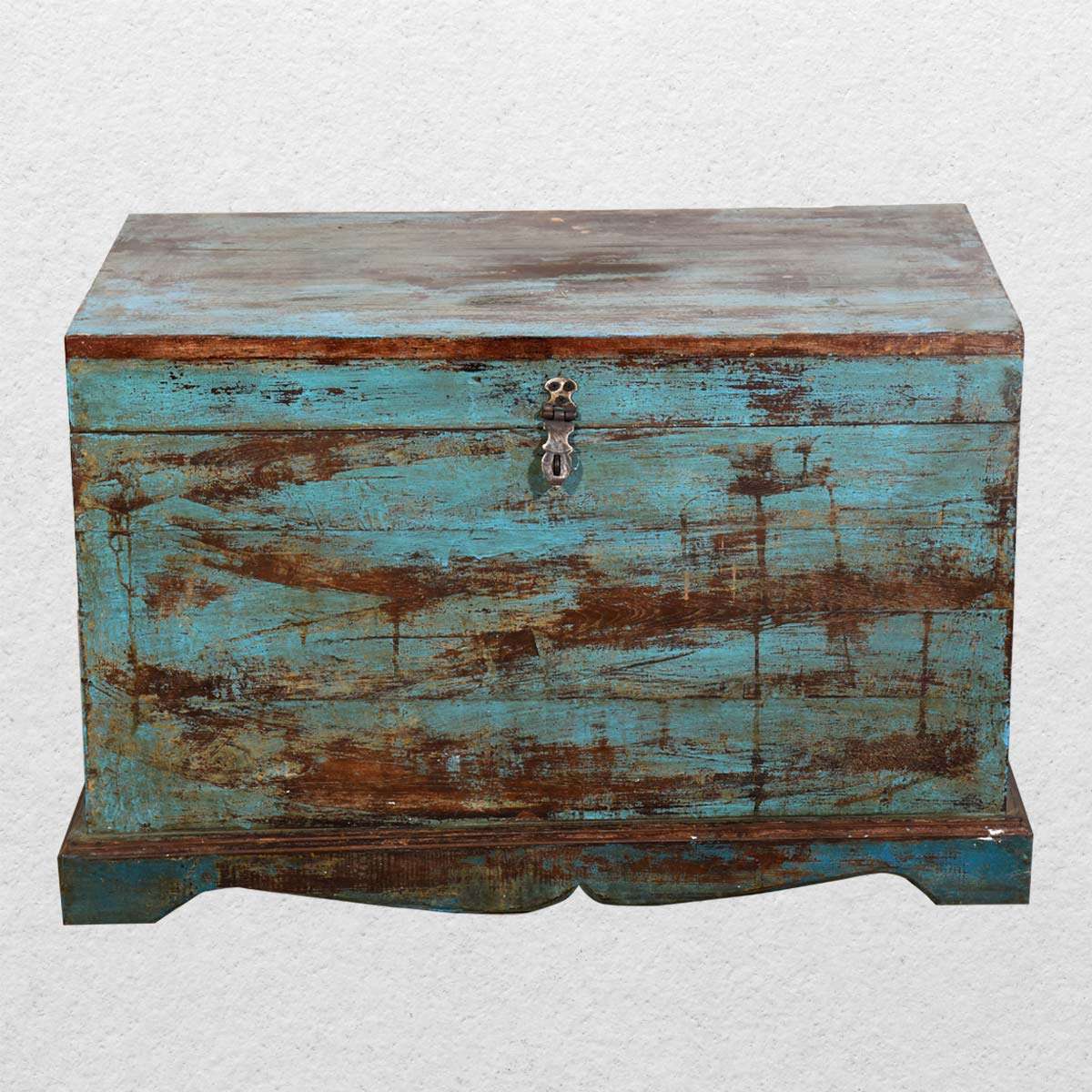 Wooden Blue Big Box - Sushil Craft